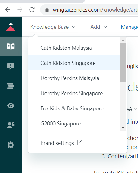 KB Article Creation – Knowledge Base